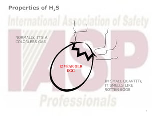 Hydrogen Sulfide H2S hazards and control measures presentation | PPTX
