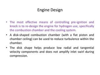 HYDROGEN USE IN INTERNAL COMBUSTION C ENGINES.ppt