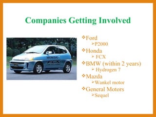 Hydrogen vehicle | PPT