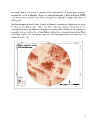 Hydrogeological report of Barazan Plateau, North Goa District | PDF