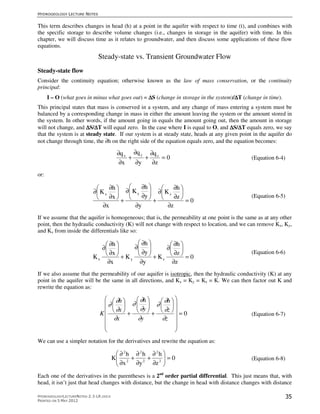 HYDROGEOLOGY LECTURE NOTES - Basic Hydrogeology_ An Introduction ...
