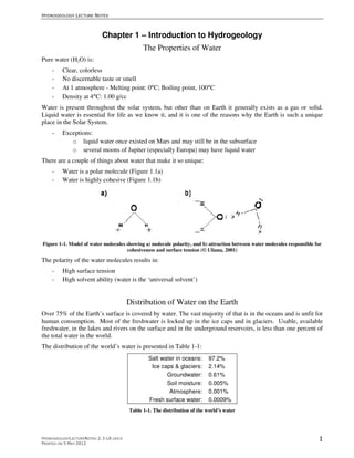 HYDROGEOLOGY LECTURE NOTES - Basic Hydrogeology_ An Introduction ...