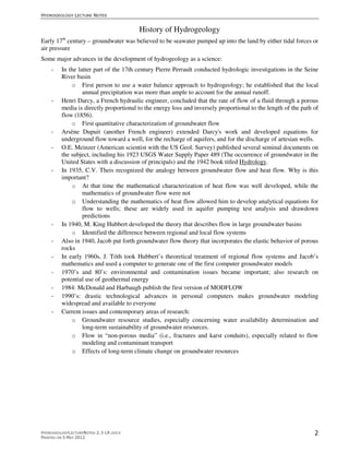 HYDROGEOLOGY LECTURE NOTES - Basic Hydrogeology_ An Introduction ...