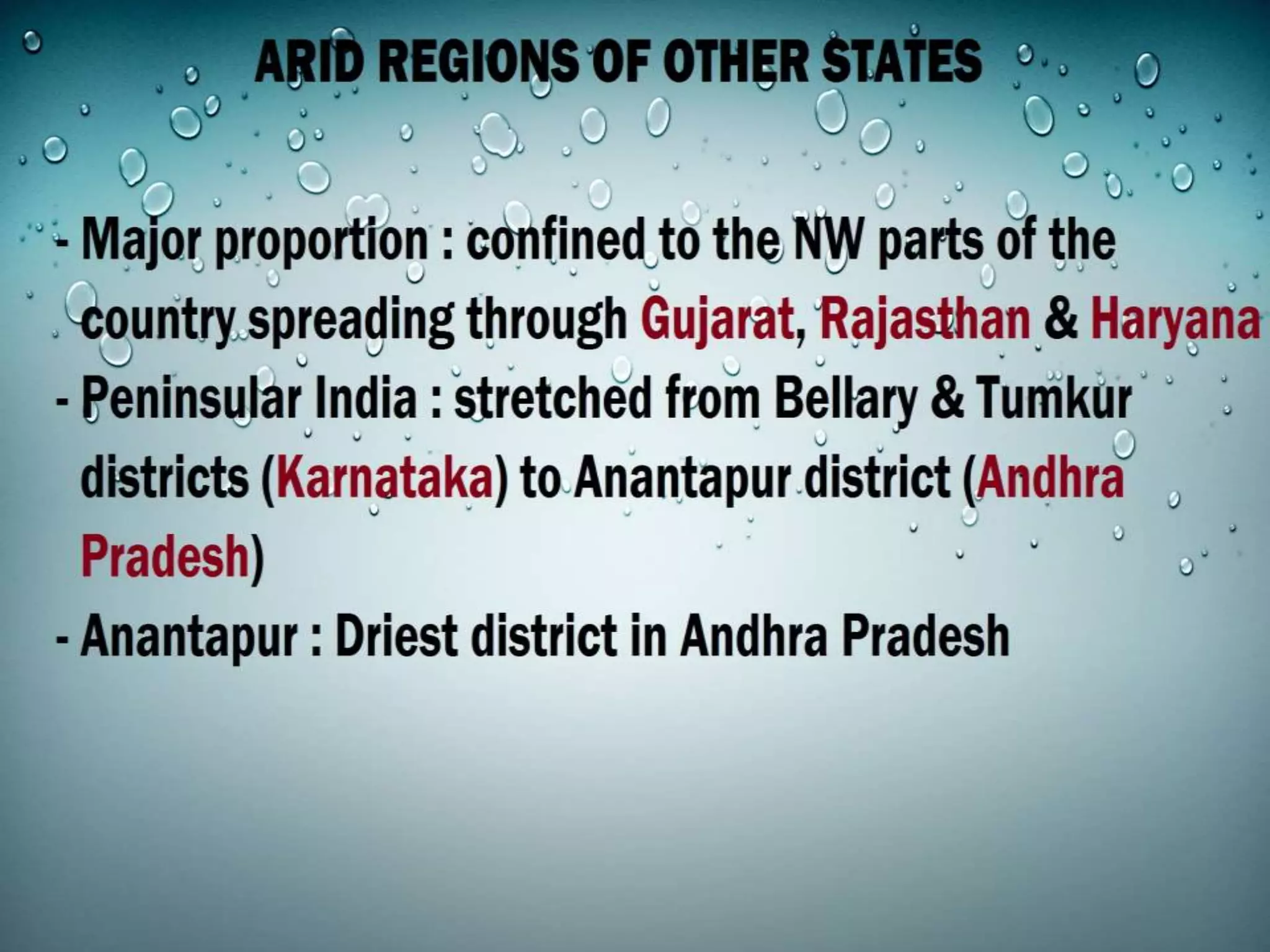 Hydrogeology of arid & semi arid zones of india | PPTX