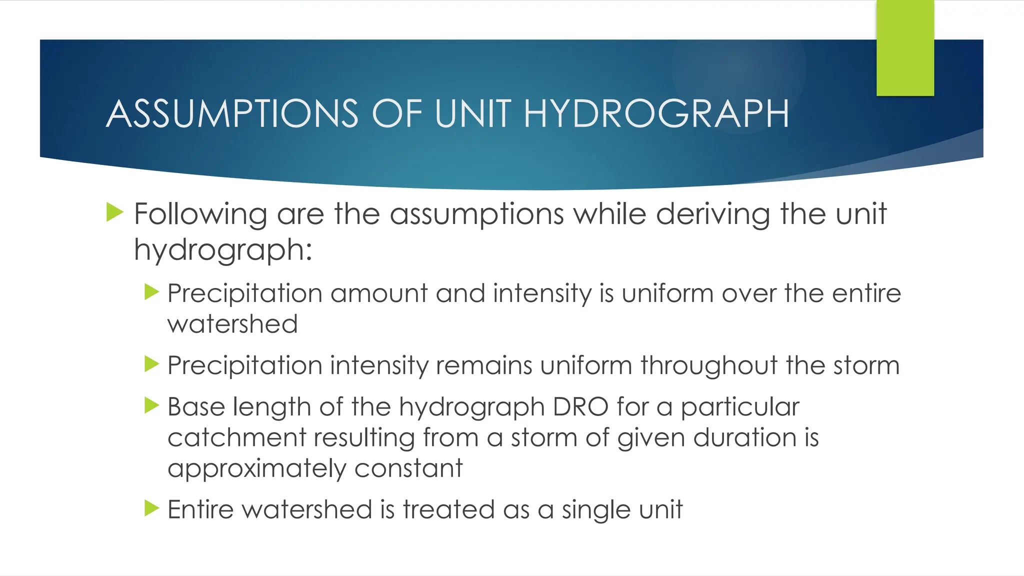 Hydrograph_ for Design of structure pptx | PPTX