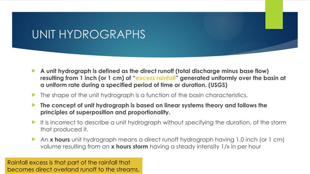 Hydrograph_ for Design of structure pptx | PPTX