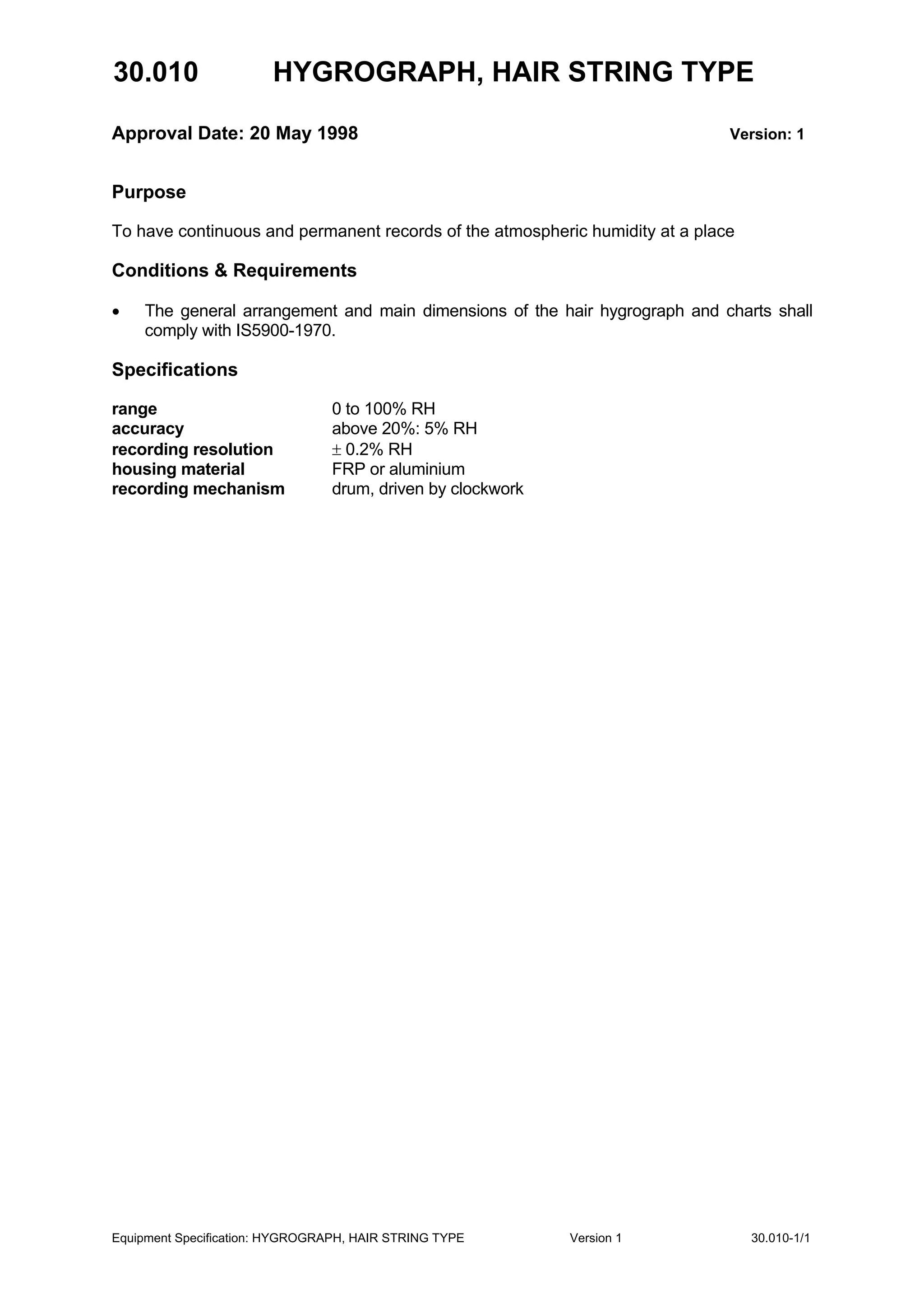 Hydrograph, hair string type | PDF