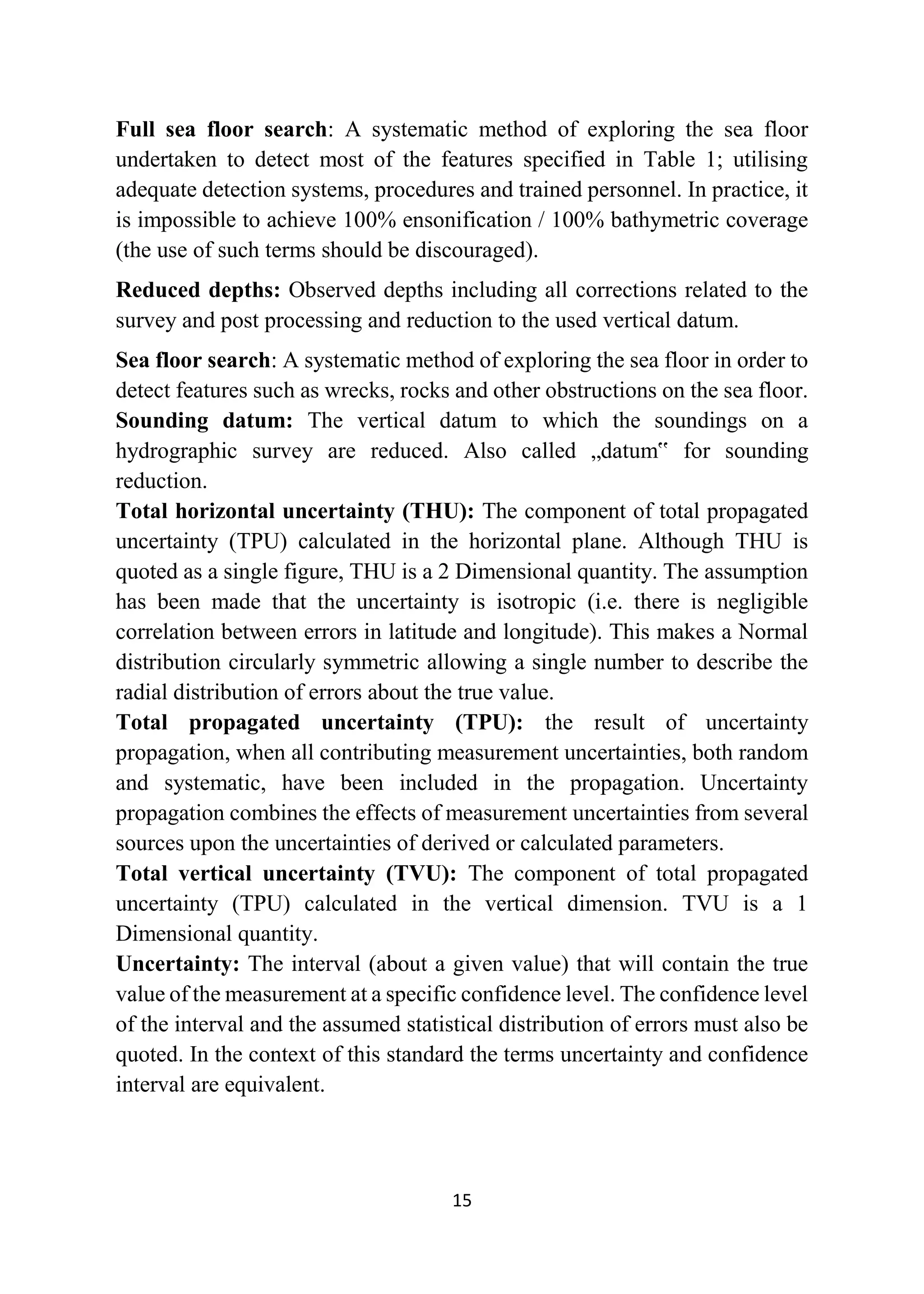 The concept of total Horizontal and Vertical Uncertainty | PDF