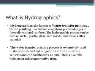 Hydrographics | PPT