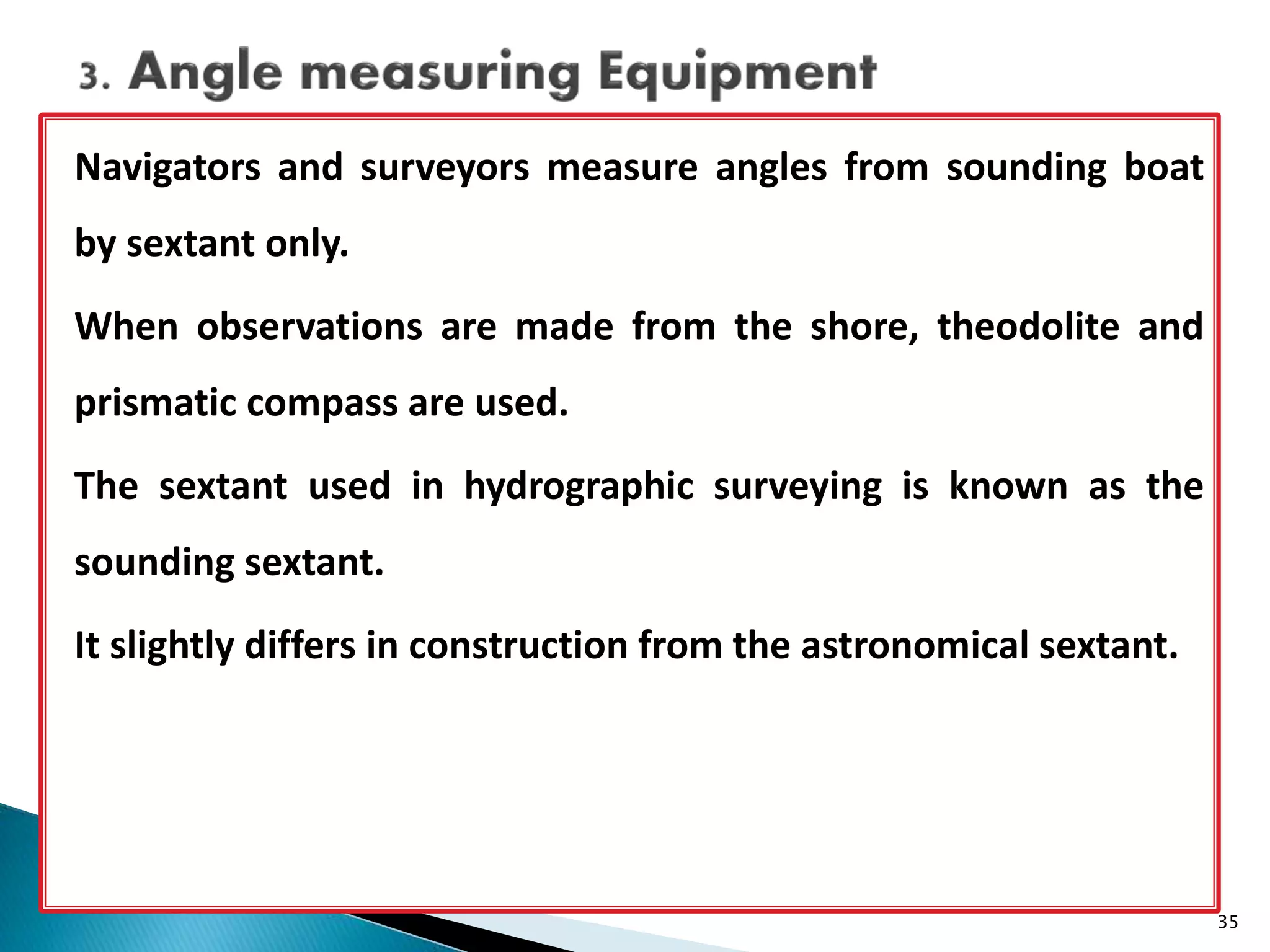 Hydrographics surveying | PPTX