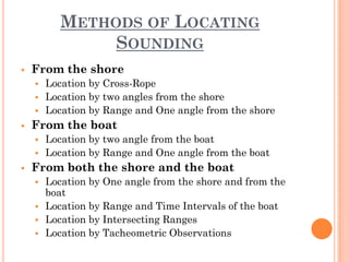 Hydrographic Surveying By Jithin Jose | PPTX | Geography | Science