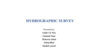 Hydrographic Surveying and Tides-1 in civil engineering.pptx