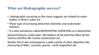 Hydrographic Surveying and Tides-1 in civil engineering.pptx