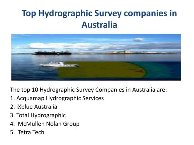 Hydrographic surveyors | PPTX
