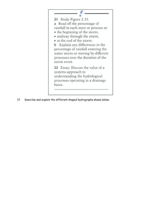 Hydrographs task sheet vle | PDF