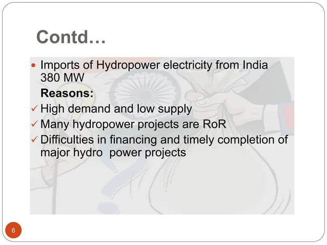 Role of Hydropower Electricity in Economic Development of Nepal | PPTX ...