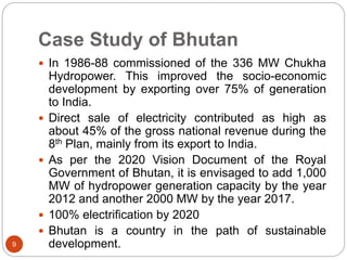 Role of Hydropower Electricity in Economic Development of Nepal | PPTX