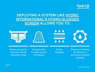 How to reduce maintenance requirements of wastewater sludge processing ...
