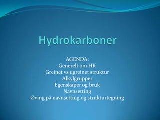 Hydrokarboner | PPTX