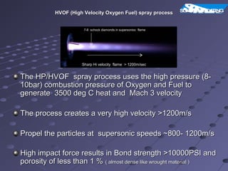 hydro tubine HVOF coatings - spraymet Hydrokote | PPT