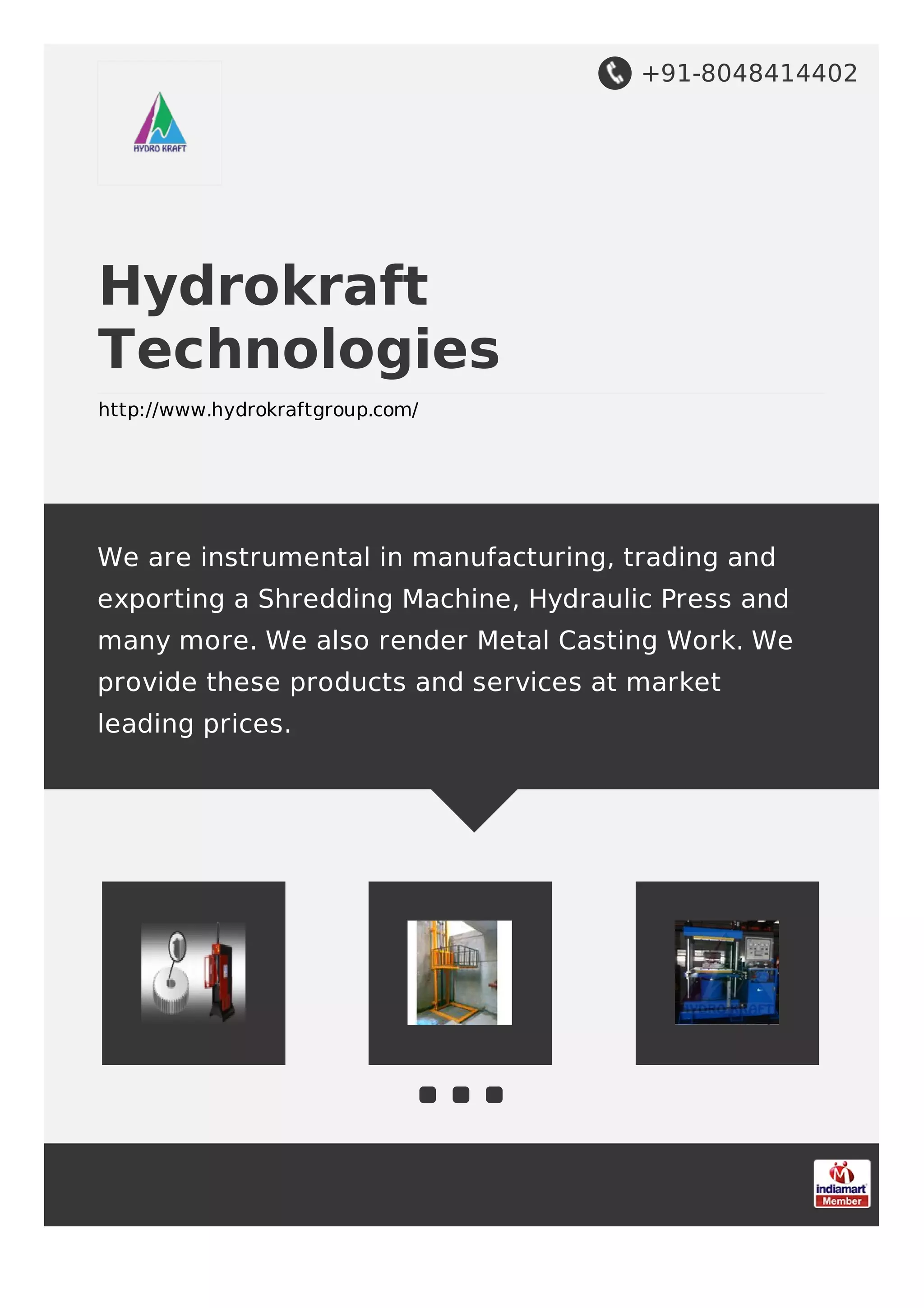 Hydrokraft technologies | PDF