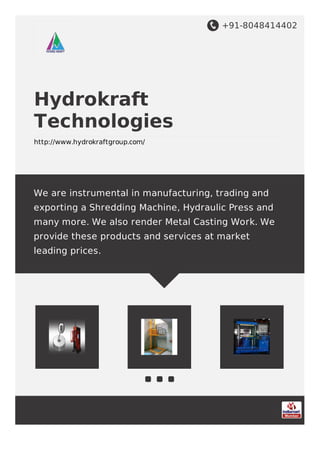 Hydrokraft technologies | PDF