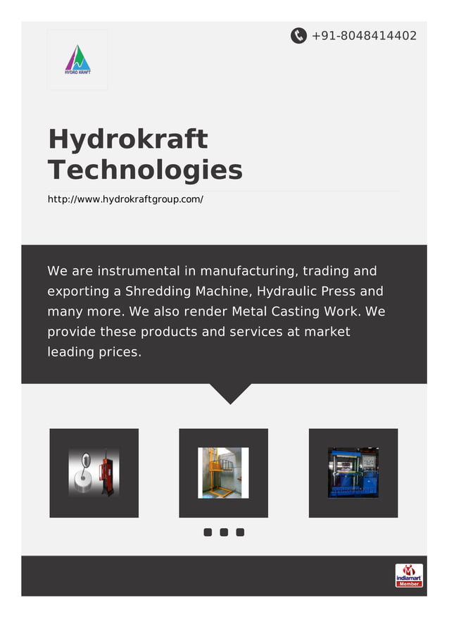 Hydrokraft technologies | PDF