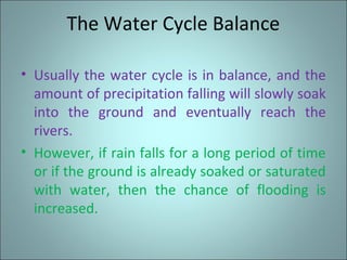 Hydrologic cycle and field water balance | PPT