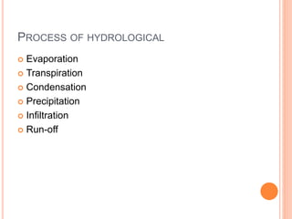 Hydrological cycle | PPTX