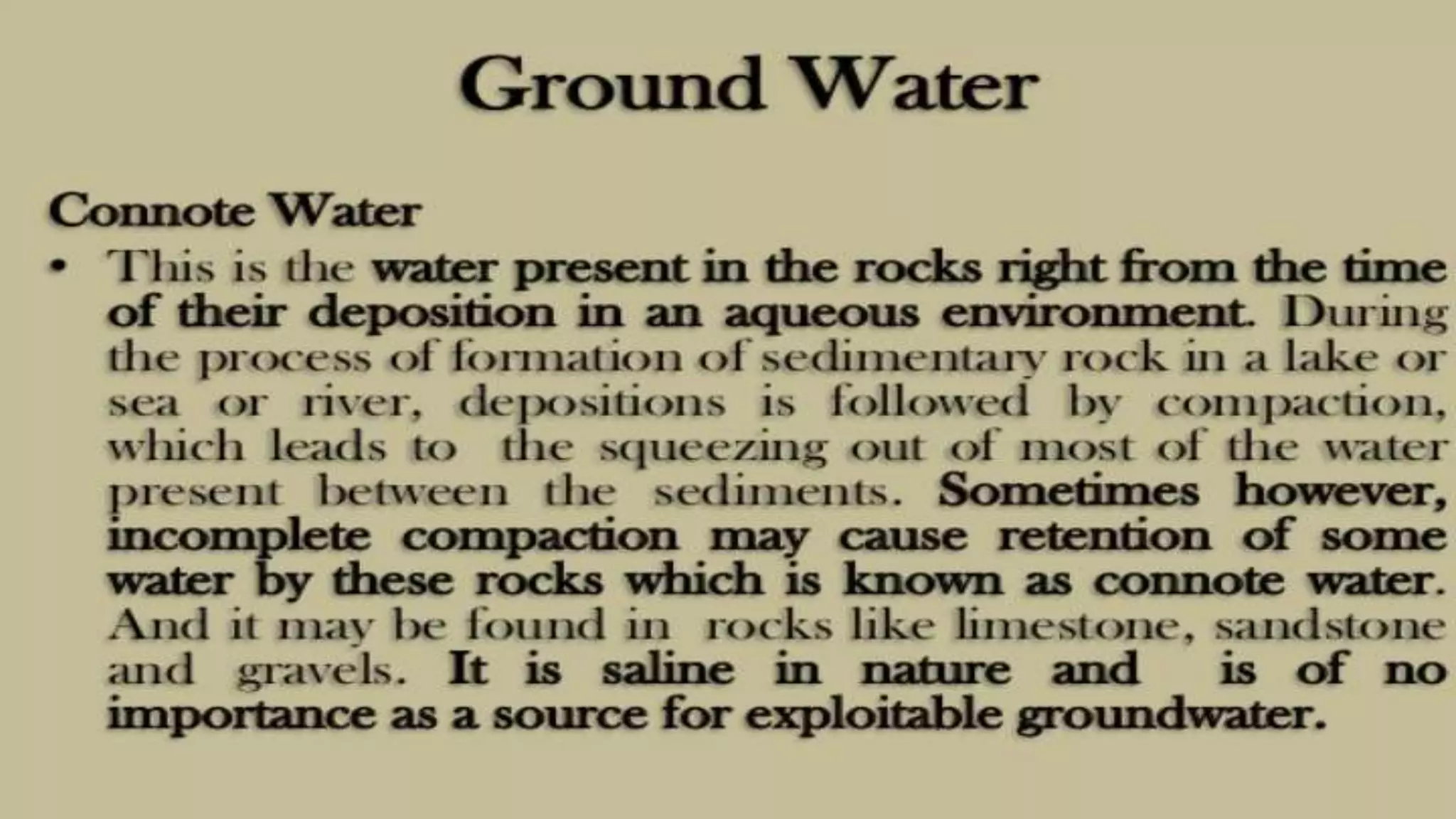 Mining Geology : Hydrological cycle | PPTX
