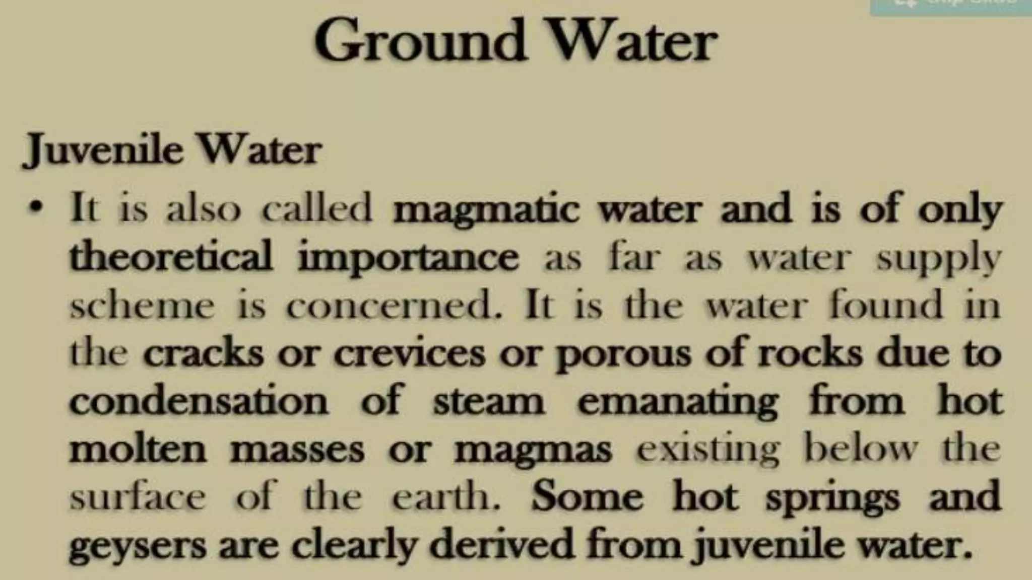 Mining Geology : Hydrological cycle | PPTX