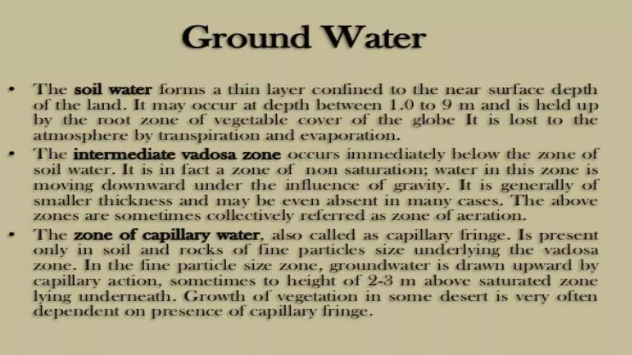 Mining Geology : Hydrological cycle | PPTX