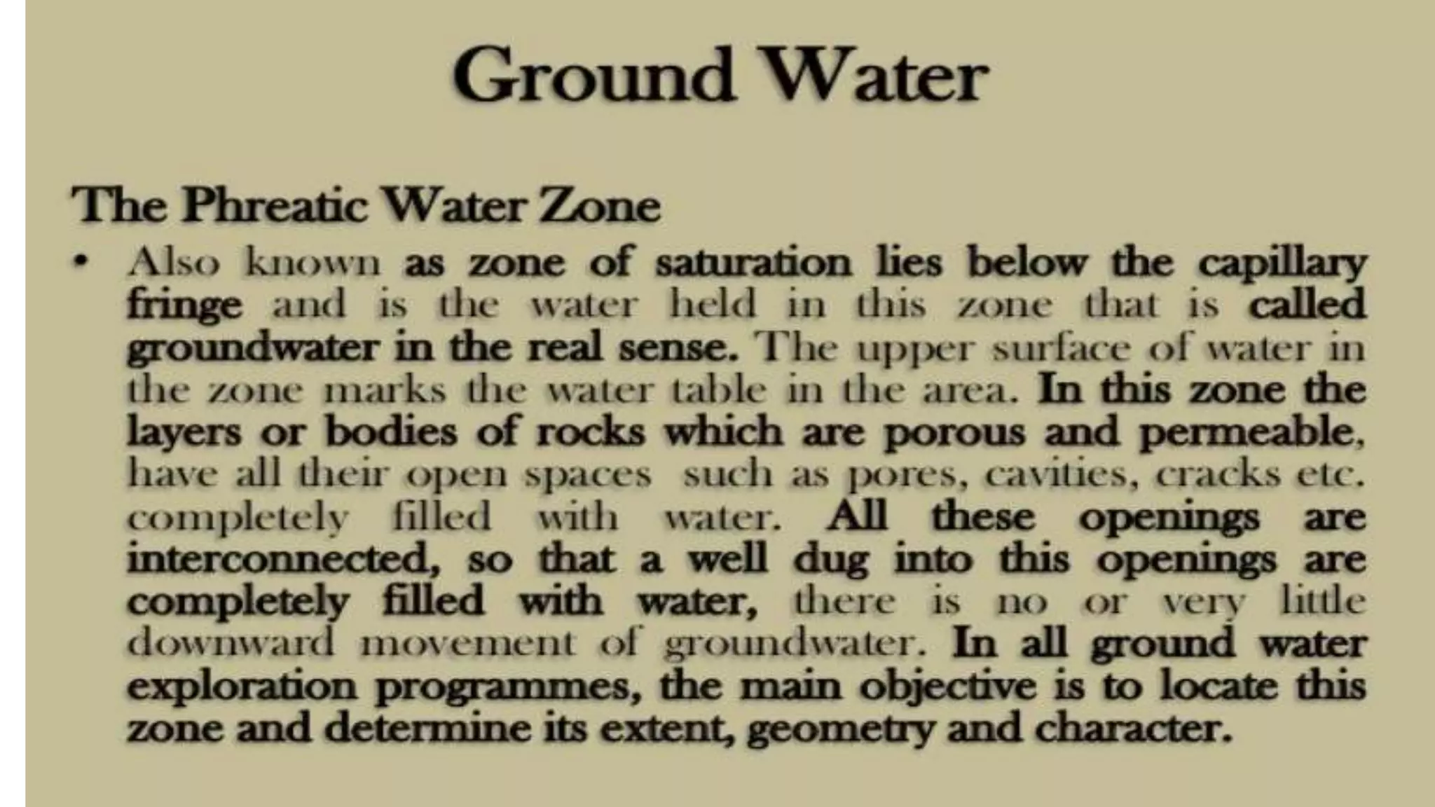 Mining Geology : Hydrological cycle | PPTX