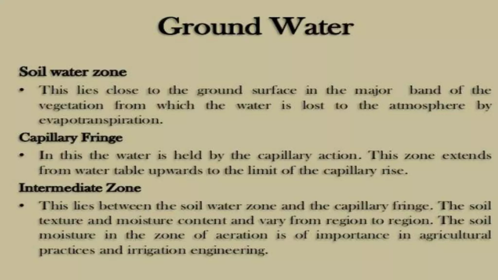 Mining Geology : Hydrological cycle | PPTX