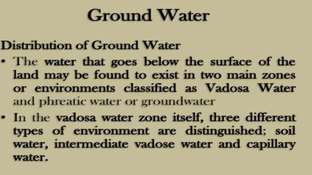 Mining Geology : Hydrological cycle | PPTX