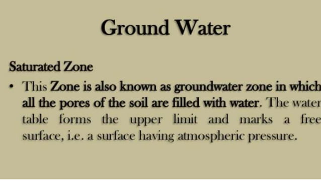 Mining Geology : Hydrological cycle | PPTX