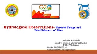 Hydrological Observation, Network Establishment of sites.pptx