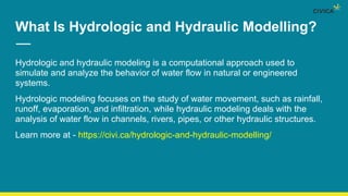 Hydrologic and Hydraulic Modelling.pptx
