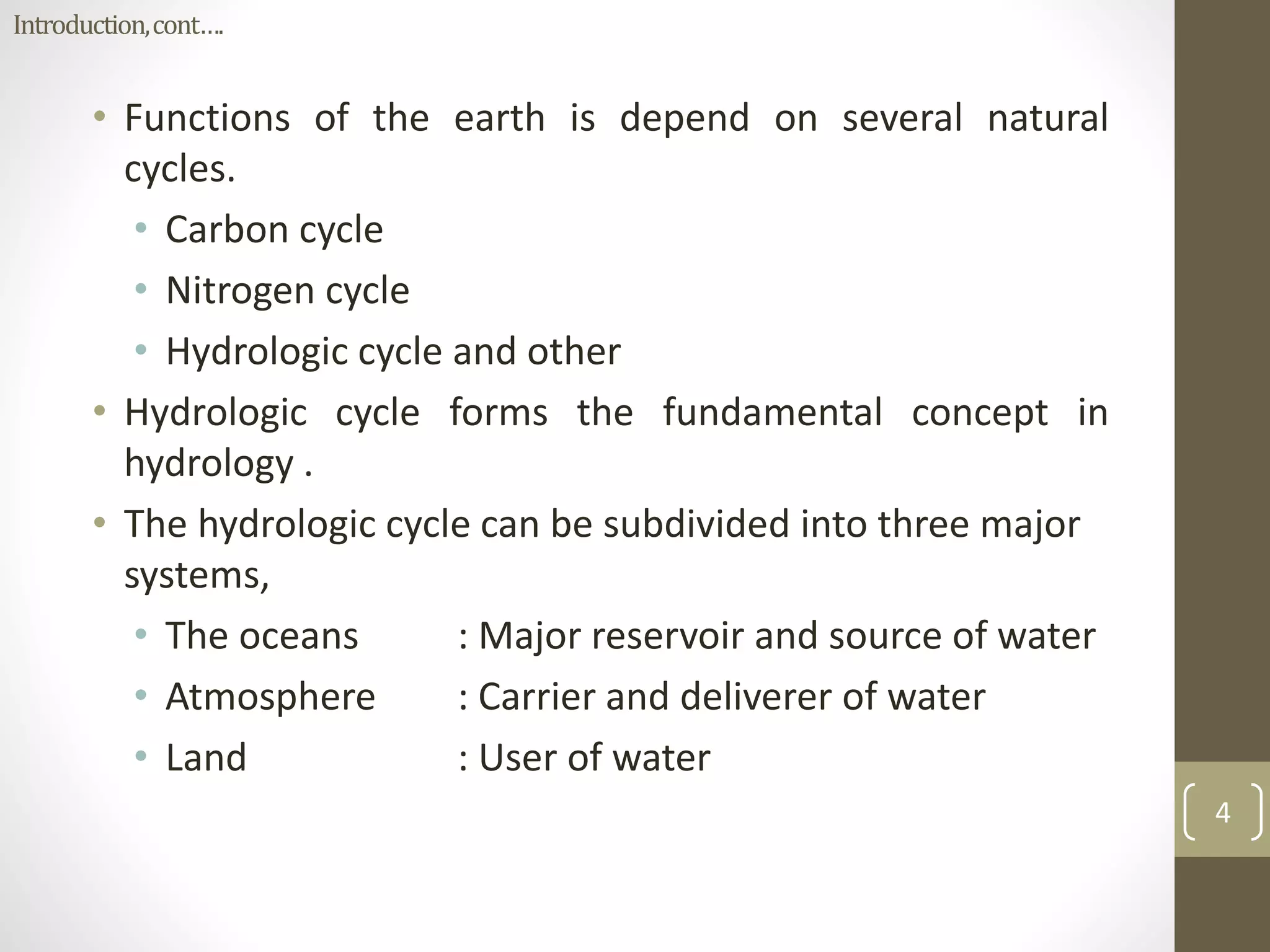 Hydrologic cycle | PPTX