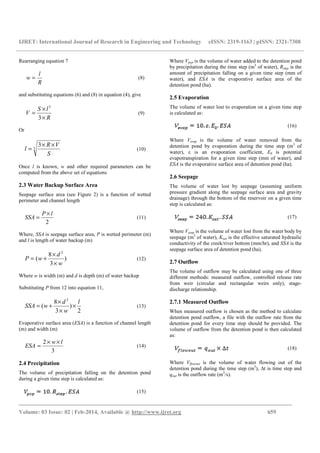 Hydrologic modeling of detention pond | PDF | Free Download