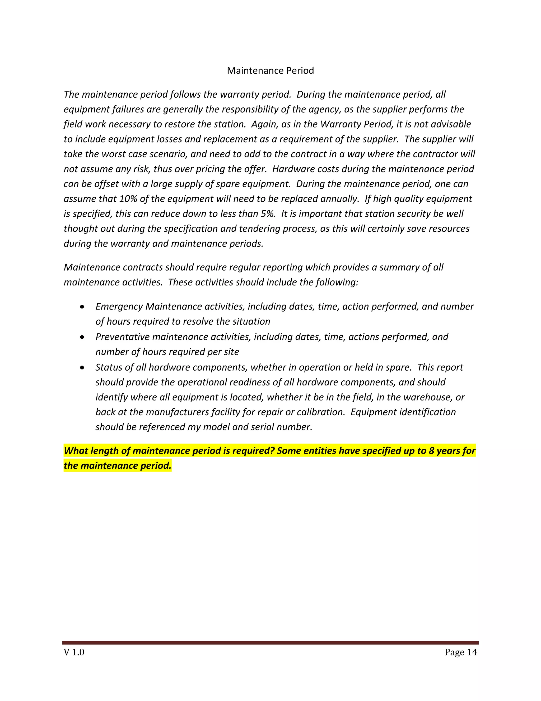 Hydrologic Monitoring Network Questionnaire | PDF