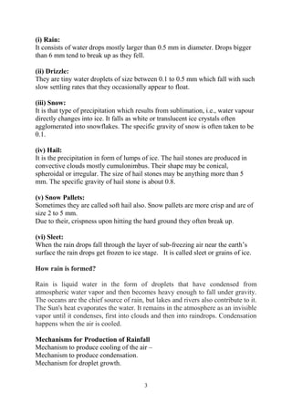 Hydrologic precipitation | PDF | Weather | Science