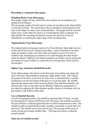 Hydrologic precipitation | PDF | Weather | Science