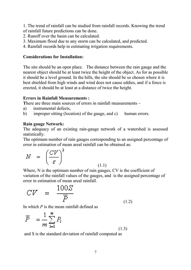 Hydrologic precipitation | PDF | Weather | Science