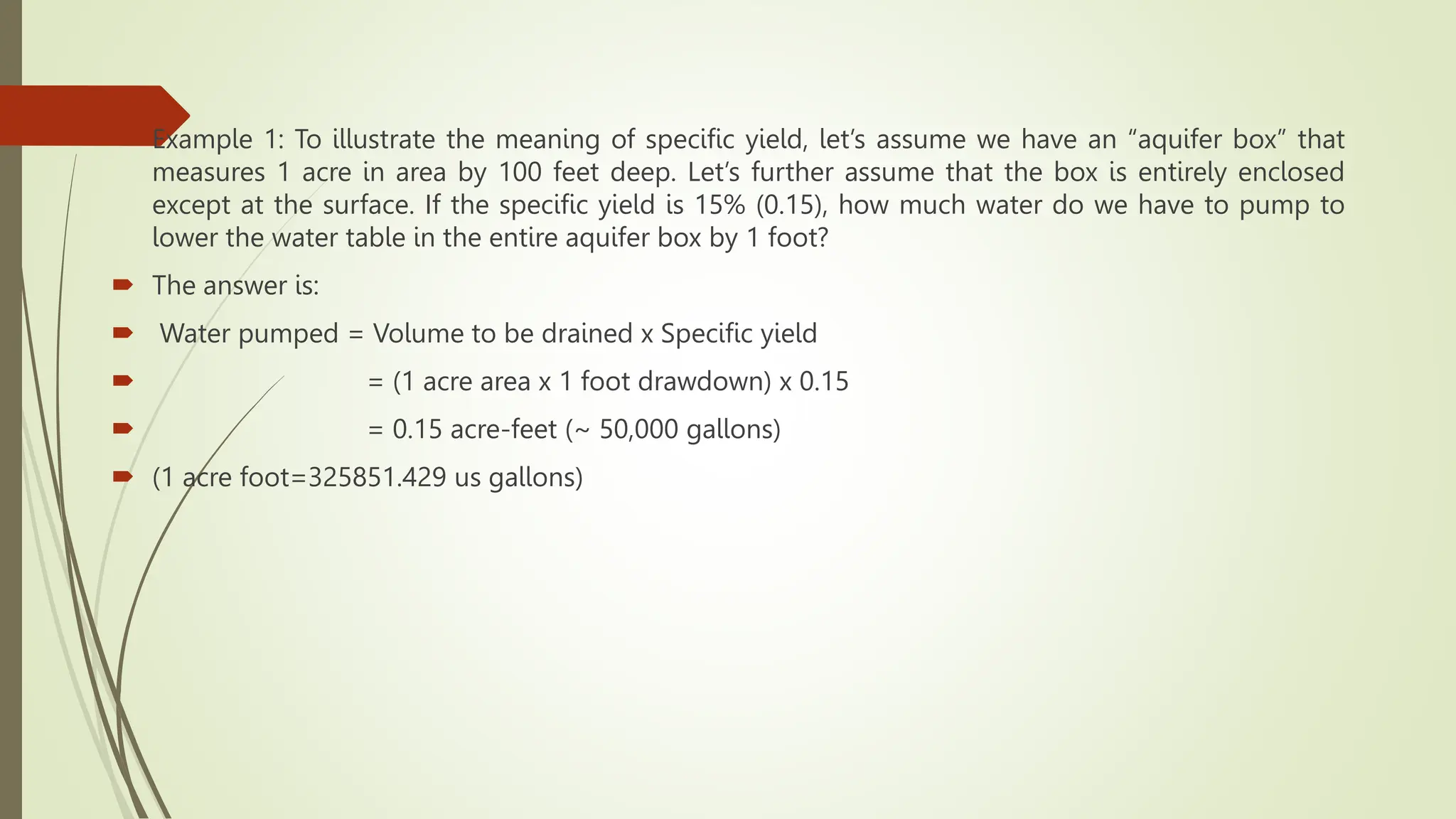 hydrologic Properties of ground water and analysis | PPT