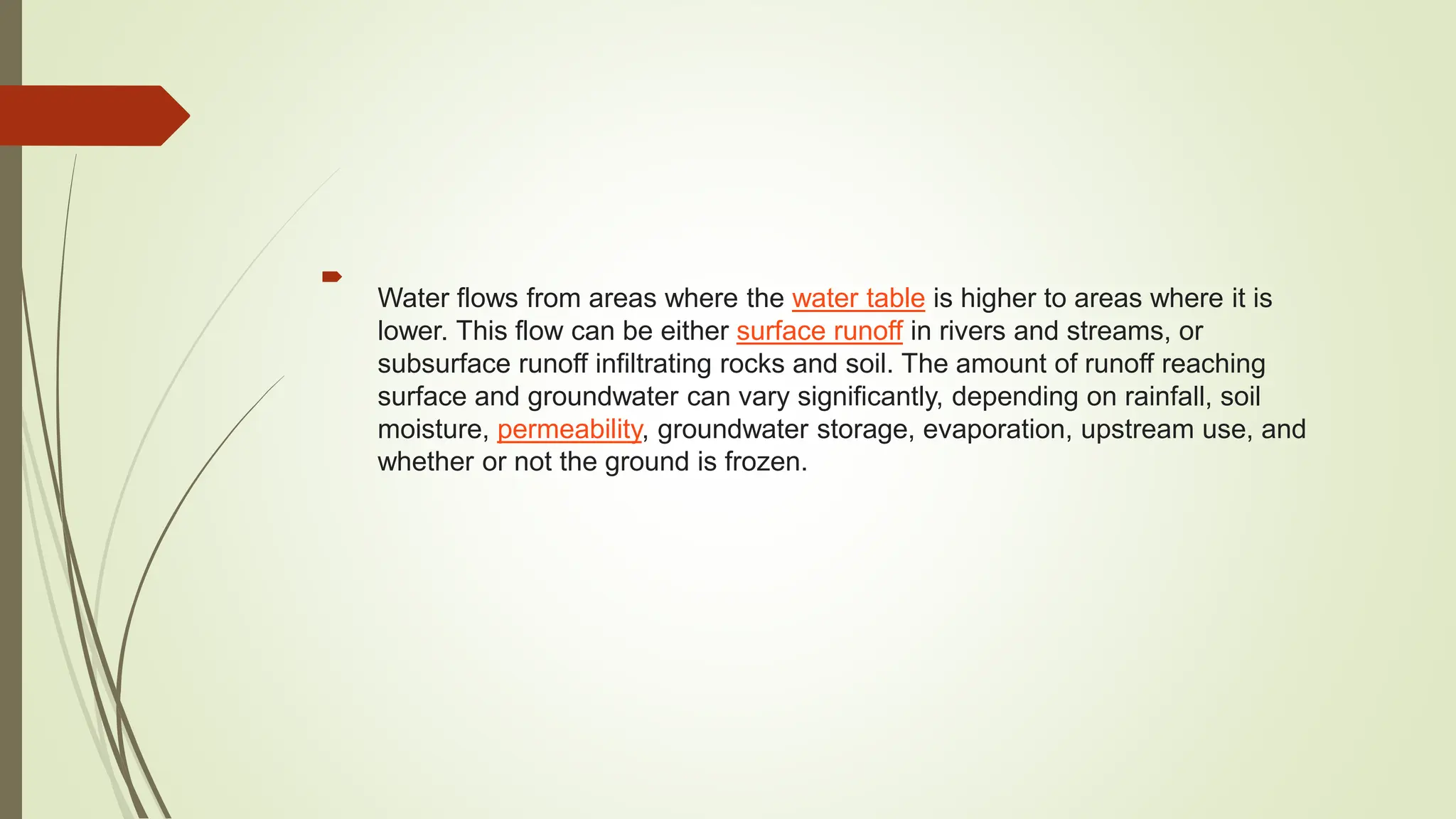 hydrologic Properties of ground water and analysis | PPT