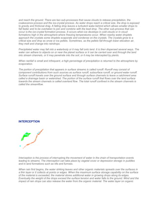 Hydrology | DOCX | Weather | Science