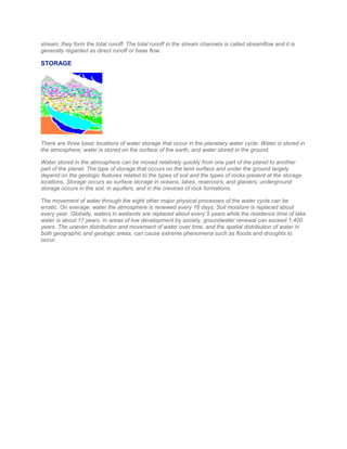 Hydrology | DOCX | Weather | Science