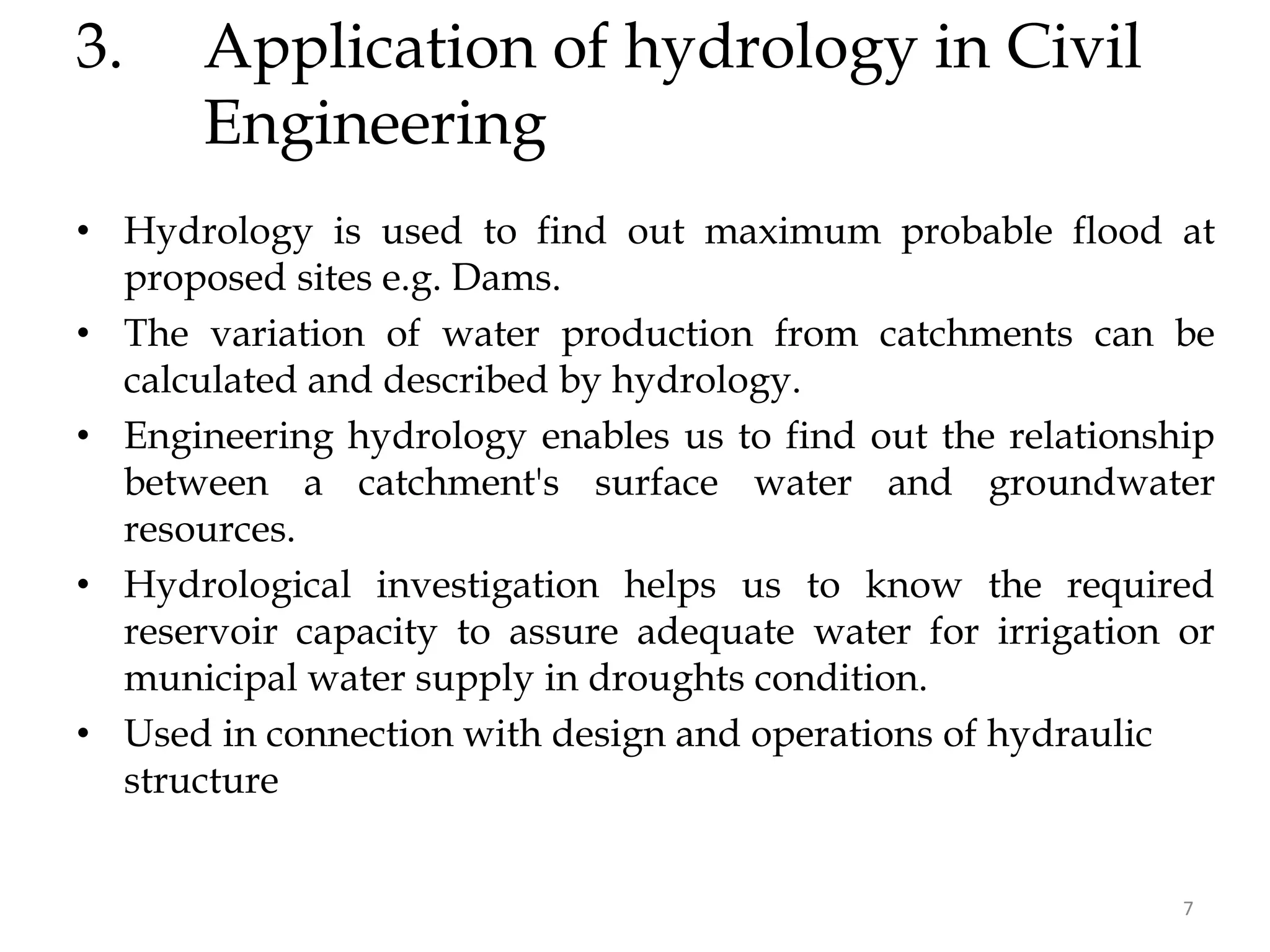 Hydrology | PPTX