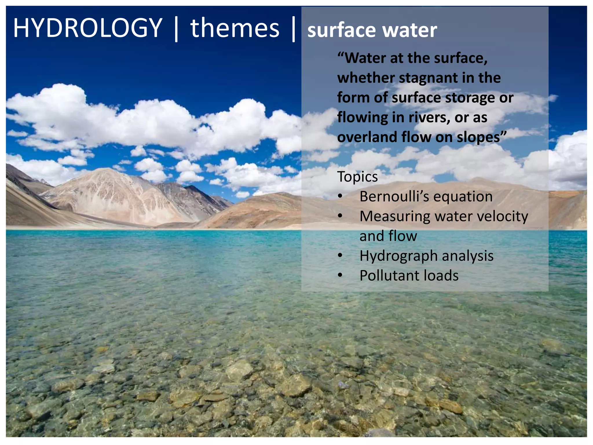 Hydrology | PPTX